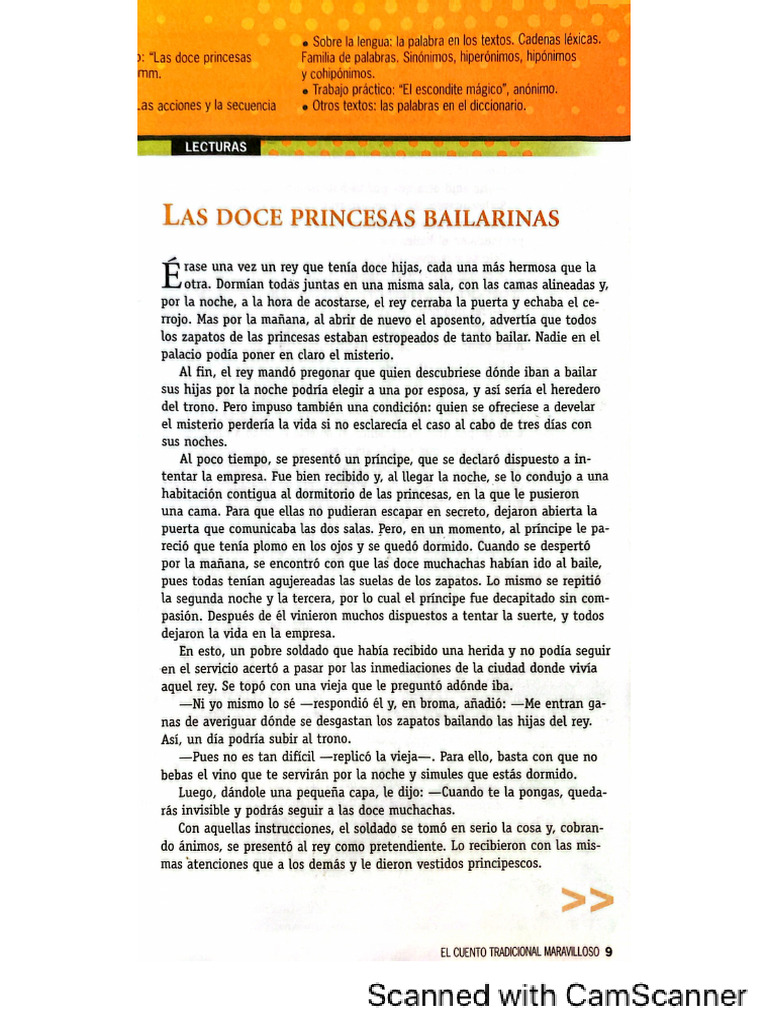 Las Doce Princesas Bailarinas | PDF