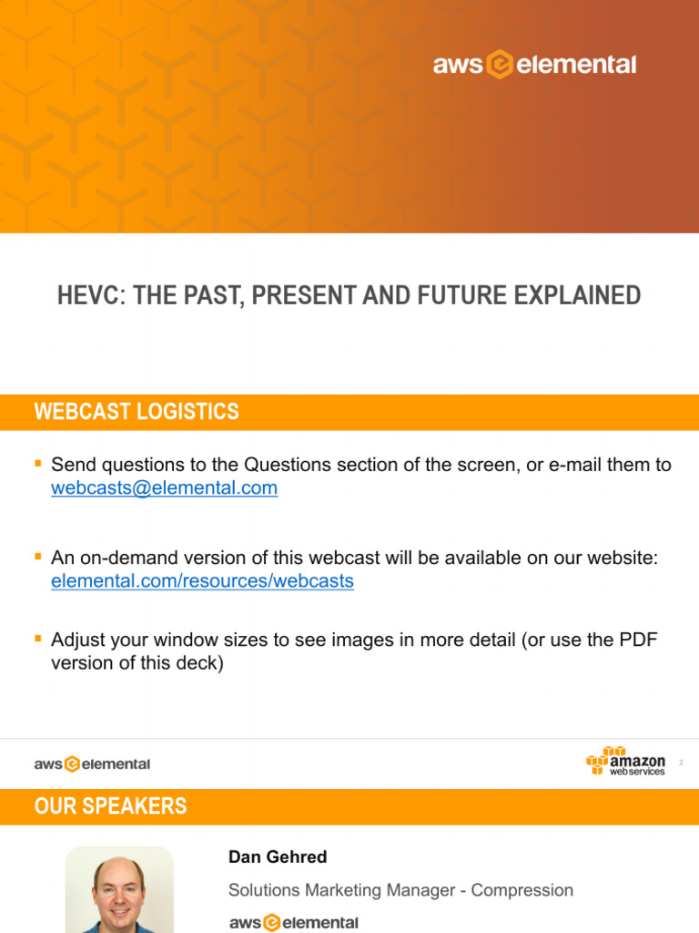 Slide Deck PDF Hevc The Past Present and Future Explained | PDF | Data Compression | Video