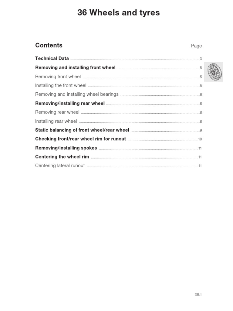 36-Wheels and Tyres | PDF | Wheel | Vehicle Parts