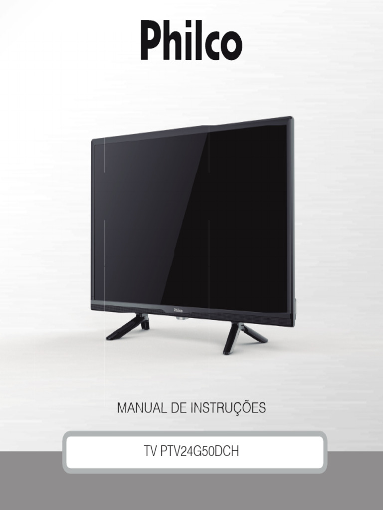 Manual da TV Philco PTV24G50DCH | PDF | HDMI | Televisão digital