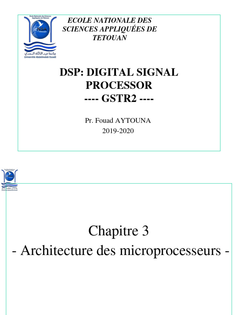 Chapitre 3 - Architectures Des Microprocesseurs | PDF | Assembleur | Programmation