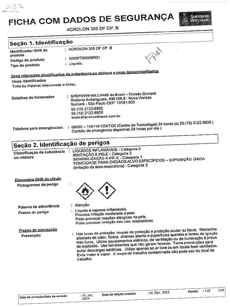 Acrolon 355 DF CP B | PDF