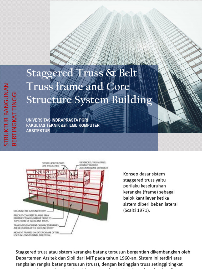 Sistem Staggered Truss dan Belt Truss | PDF