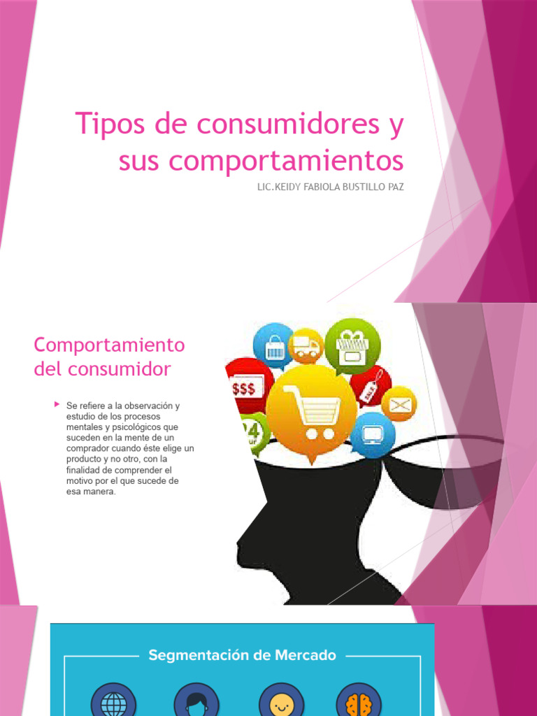 Tipos de Consumidores y Sus Comportamientos | PDF | Comportamiento | Los consumidores