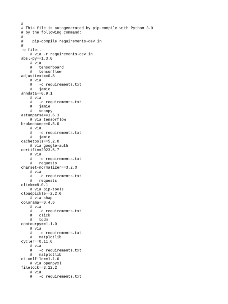 Requirements Dev | PDF | Computer Libraries | Data Analysis