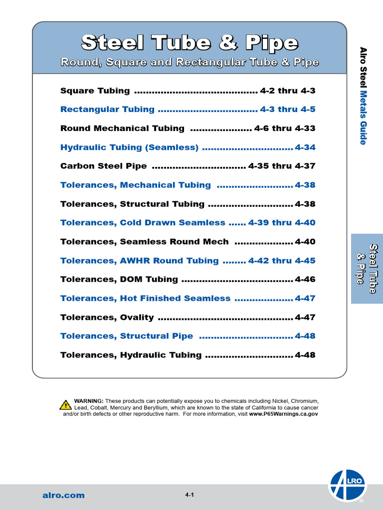 004 Steel Tube Pipe | PDF | Pipe (Fluid Conveyance) | Sheet Metal