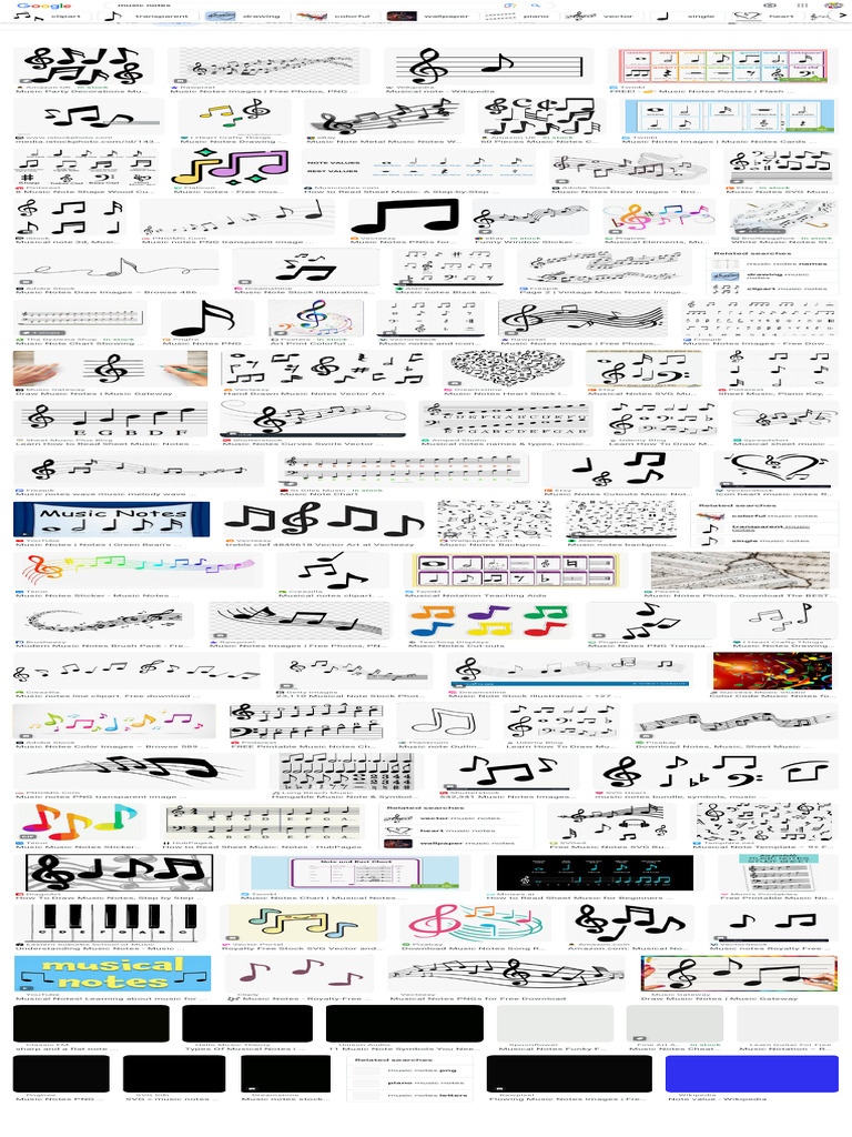 Music Notes: Images and Resources | PDF | Sheet Music