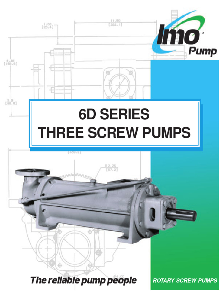 6D Series 3 Screw | PDF | Pump | Bearing (Mechanical)