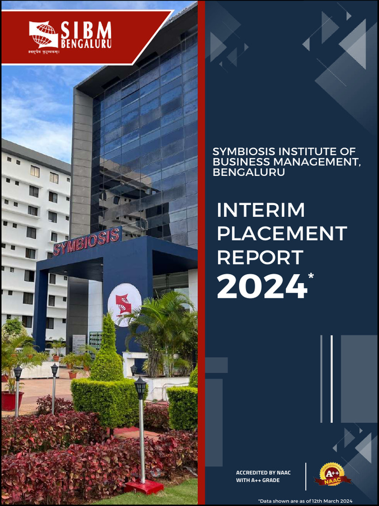 SIBM Bengaluru 2024 Placement Report | PDF | Financial Analyst | Analytics