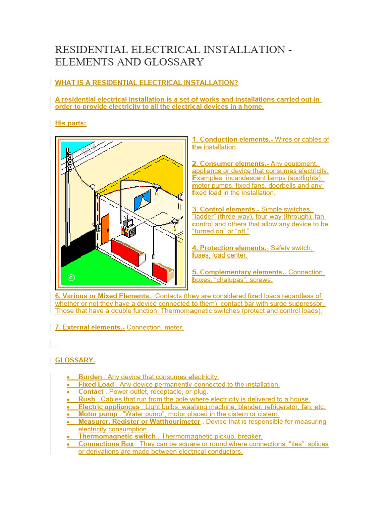 Residential Electrical Installation | PDF | Electric Power Distribution ...