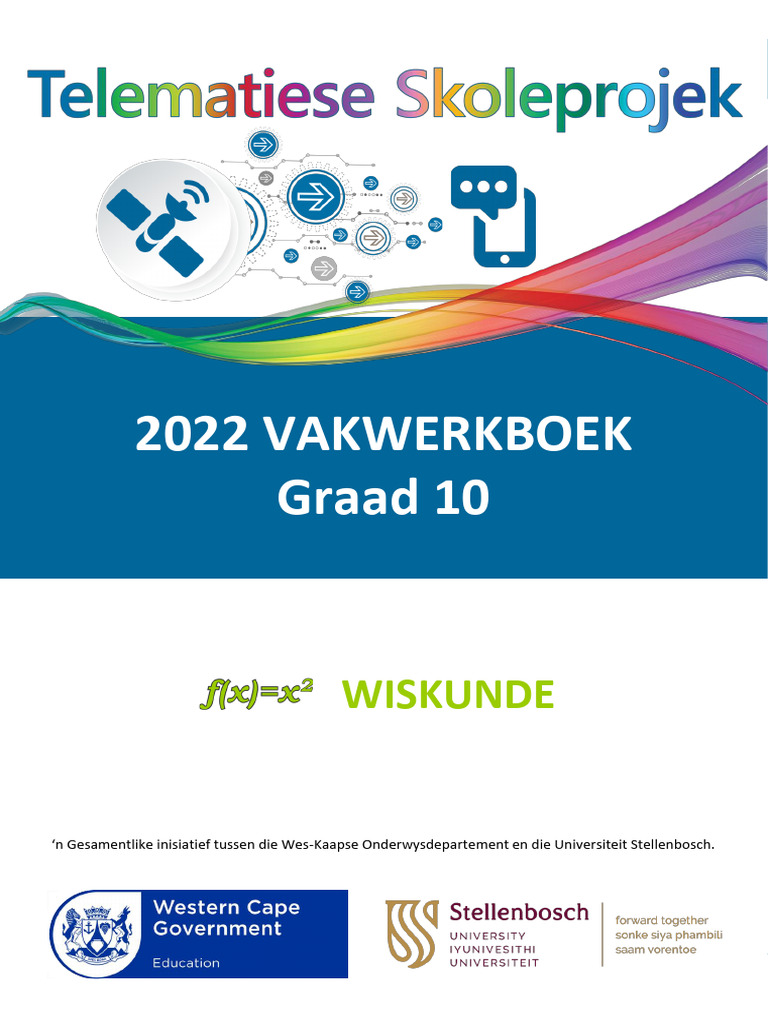 2022 Gr10 Wiskunde WRKBK AFR | PDF 2022 Gr10 Wiskunde WRKBK AFR | PDF