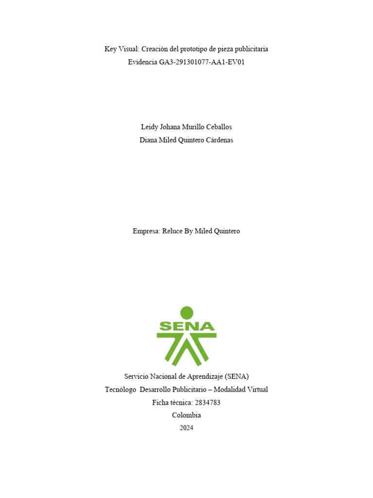 ACT. 1 Key Visual | PDF | Marca | Publicidad