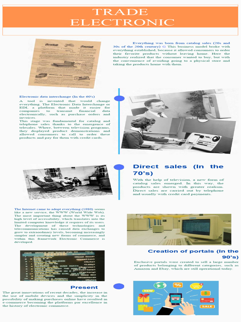 E-Commerce Timeline | PDF | E Commerce | Electronic Data Interchange