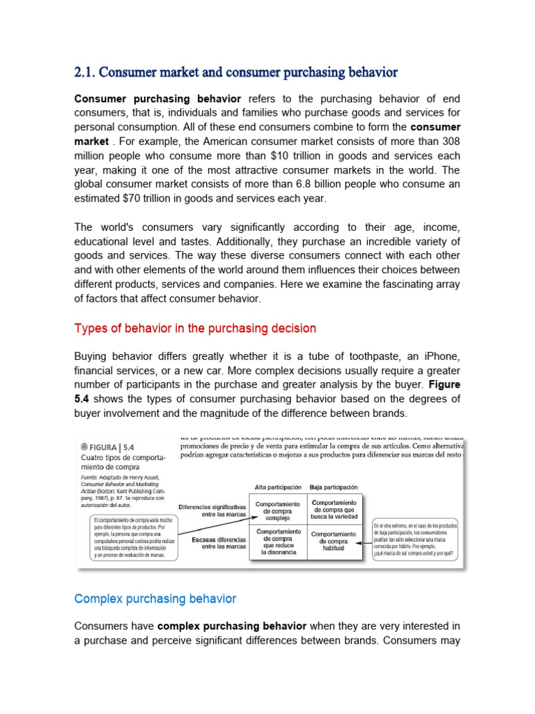 Consumer Market and Consumer Purchasing Behavior | PDF | Behavior | Consumer Behaviour