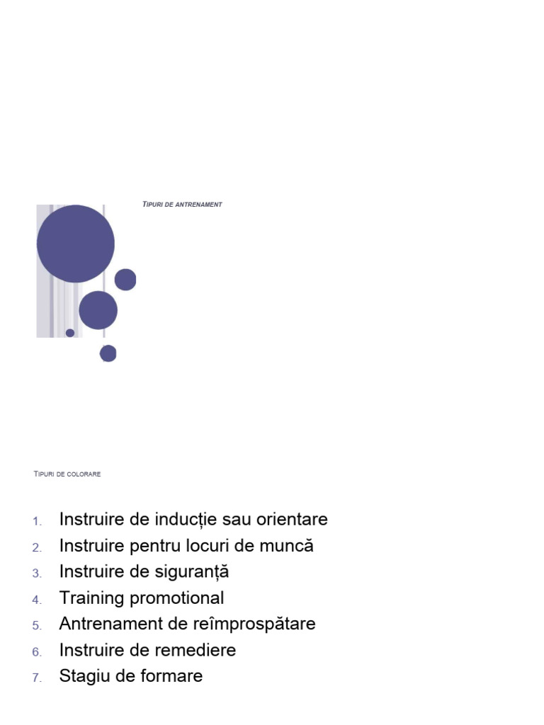 Tipuri de Instruire HRM | PDF