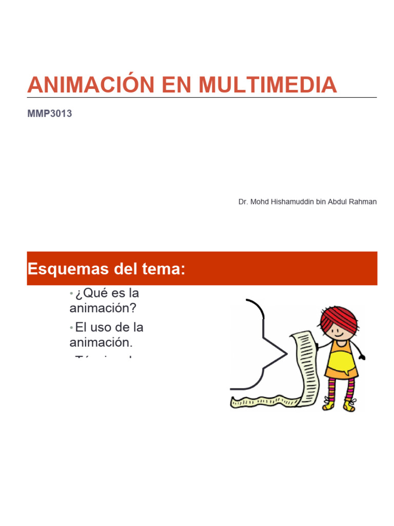 Animación en Multimedia | PDF | Animación | Animación por computadora