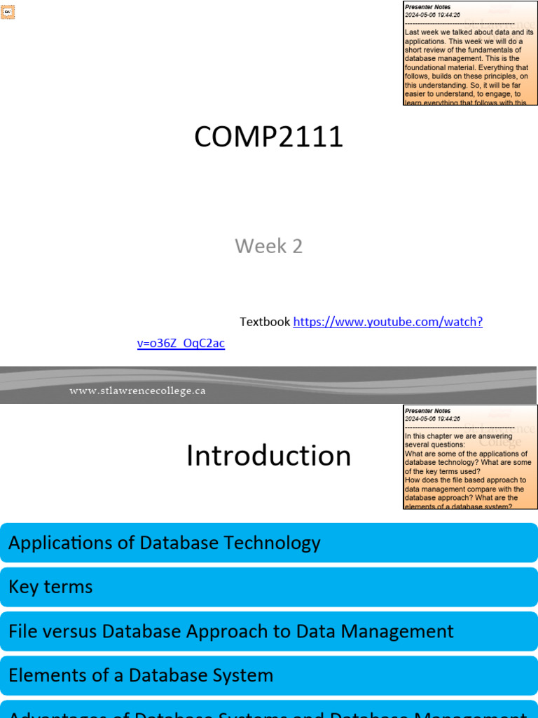 COMP2111 - Module 1 Day 1 | PDF | Databases | Data Model