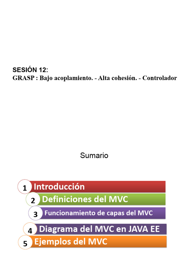 Sesion 12 AS | PDF | Modelo – Vista – Controlador | Java (lenguaje de ...