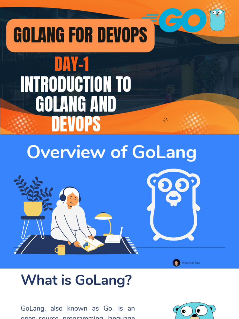 GoLang For DevOps-1 | PDF | Information Technology | Technology Development