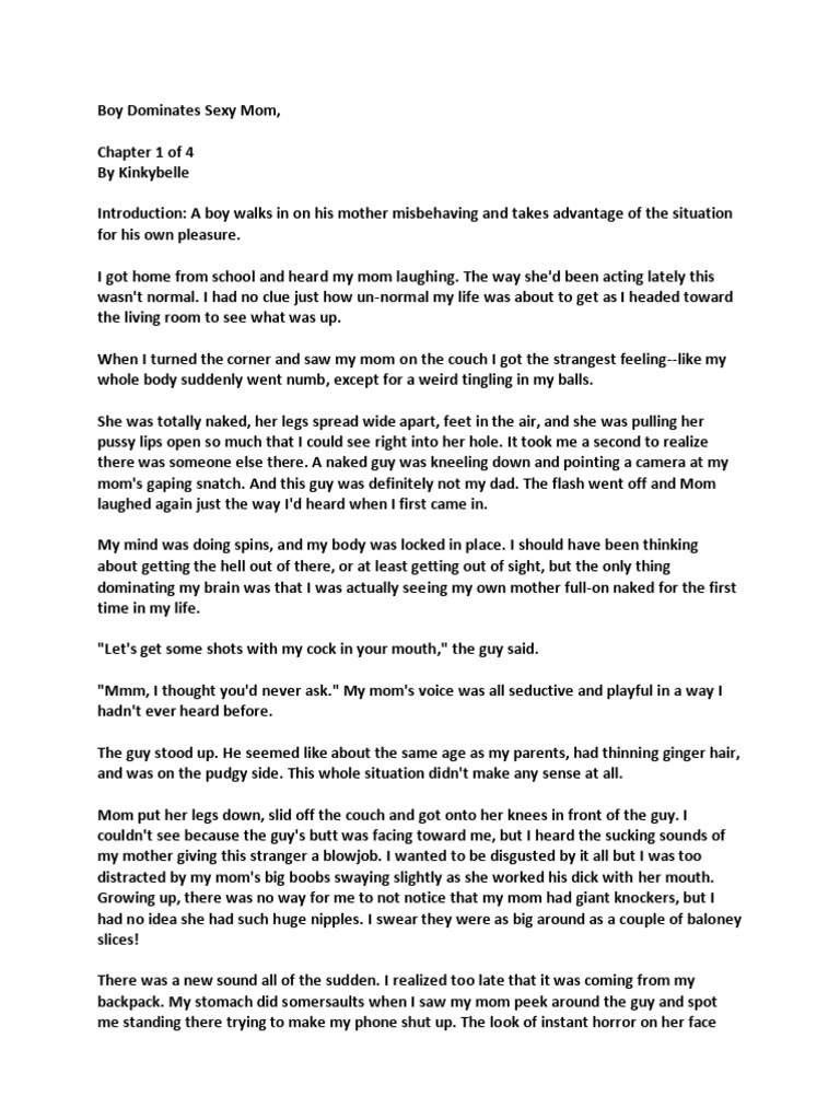 Boy Dominates Sexy Mom Pdf Computer File
