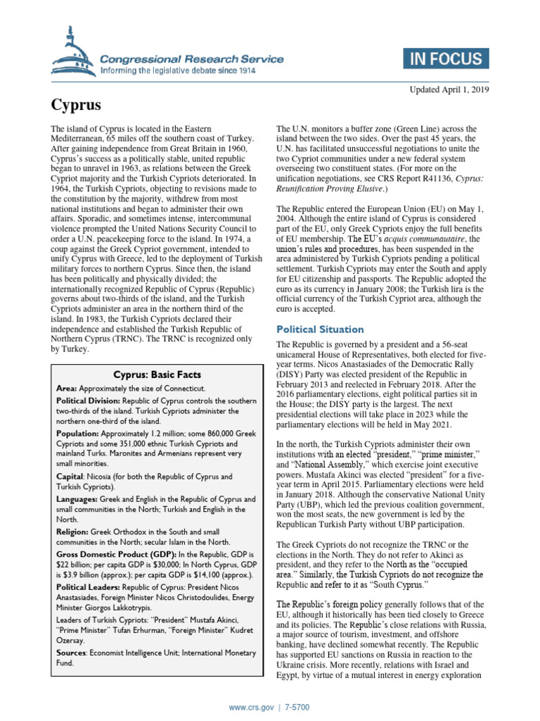 Cyprus Issue | PDF | Cyprus | Turkey