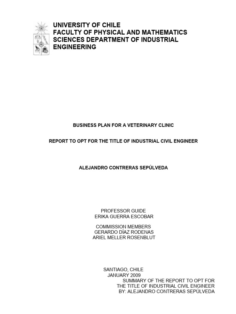 Veterinary Clinic Business Plan | PDF | Business