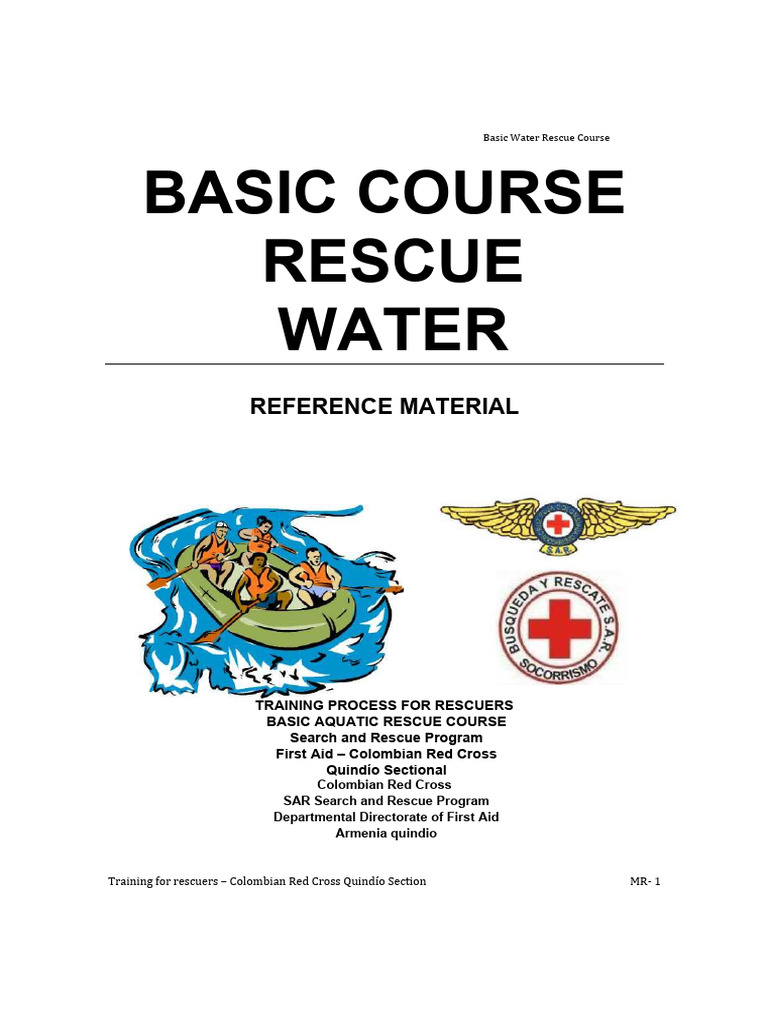 MR-Basic Water Rescue Course | PDF | Cardiopulmonary Resuscitation