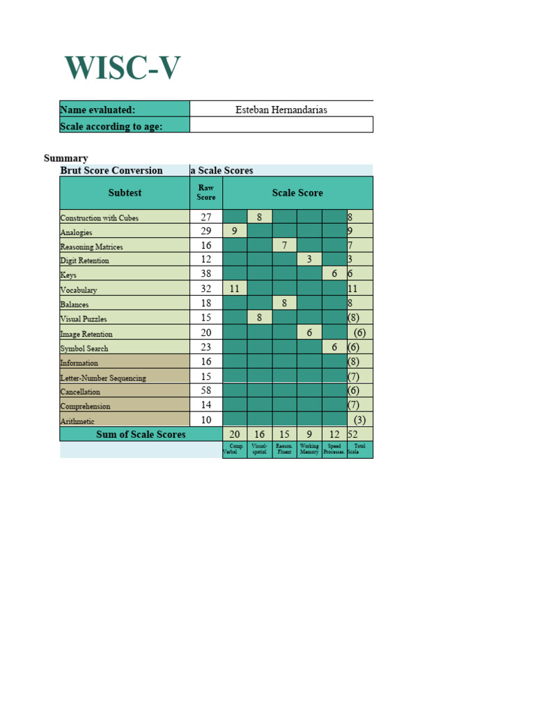 Wisc V Pro Software | PDF | Behavioural Sciences | Cognitive Psychology