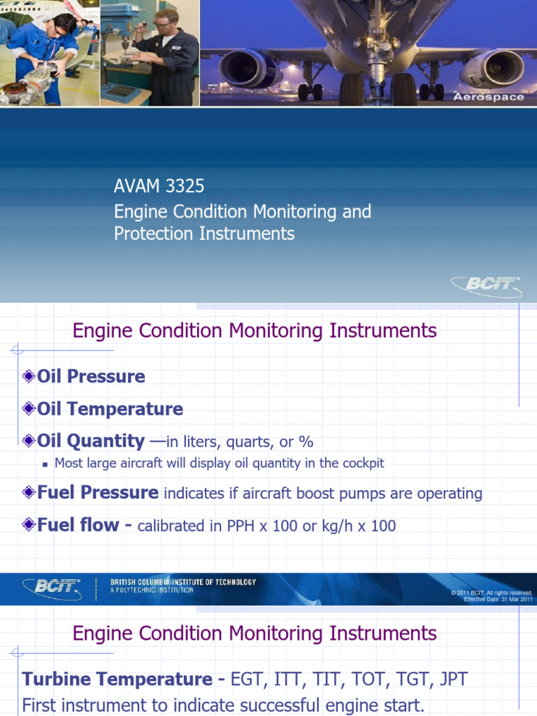 Engine Condition and Protection | PDF | Flow Measurement | Mechanical ...