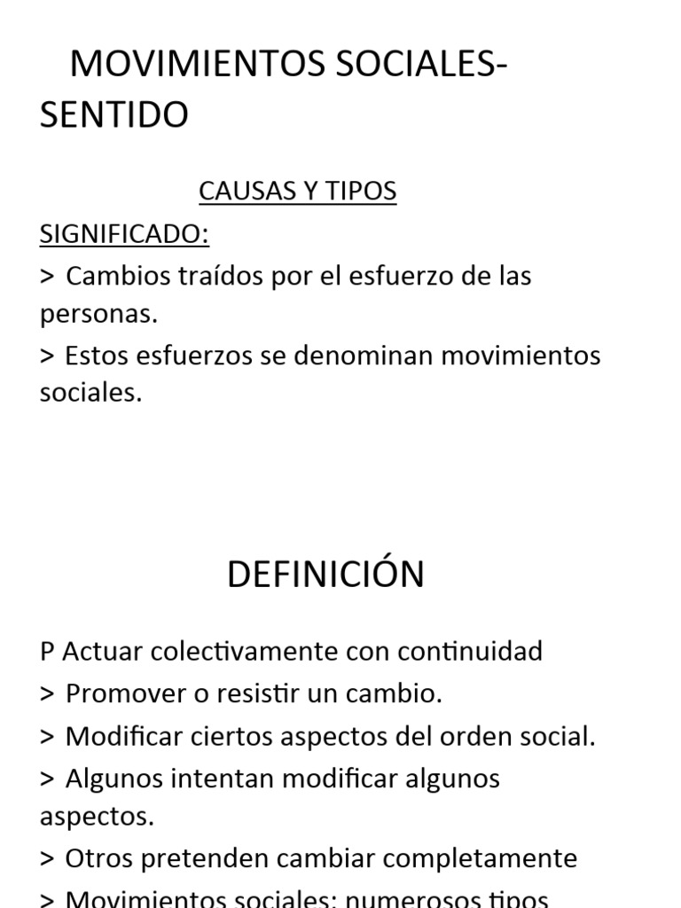 Significado de Los Movimientos Sociales | PDF | Alemania nazi | Sociedad