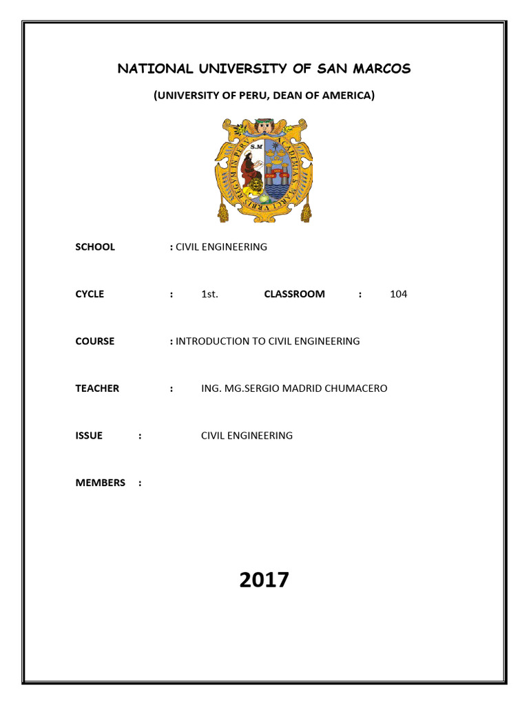 Civil Engineering Report | PDF | Engineering | Civil Engineering