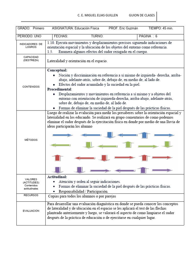 Guión 6 X G | PDF | Ciencia y matemáticas