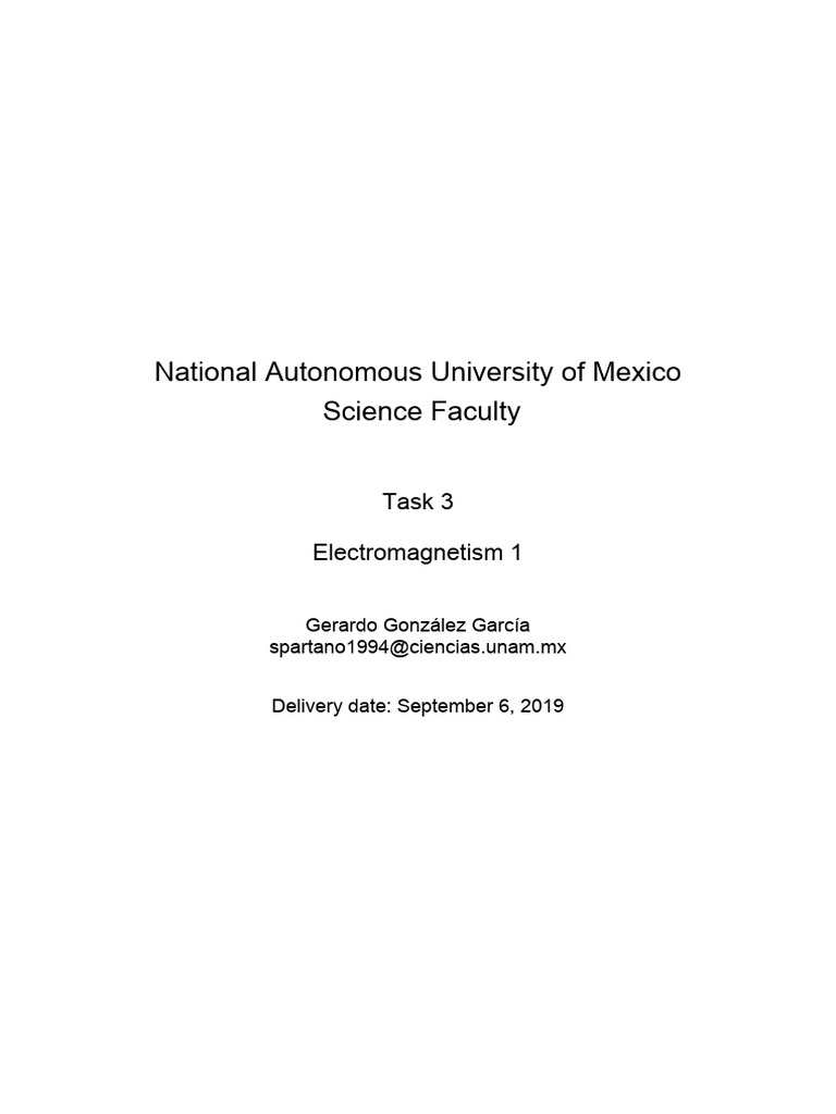 Task 3 Electromagnetism 1 | PDF | Flux | Electric Field