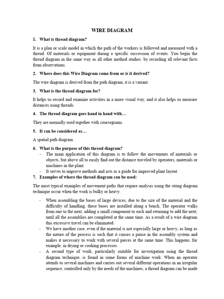 Wire Diagram | PDF | Wire