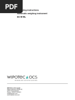 Wipotec HC-A Checkweigher Overview | PDF | Engineering Tolerance ...