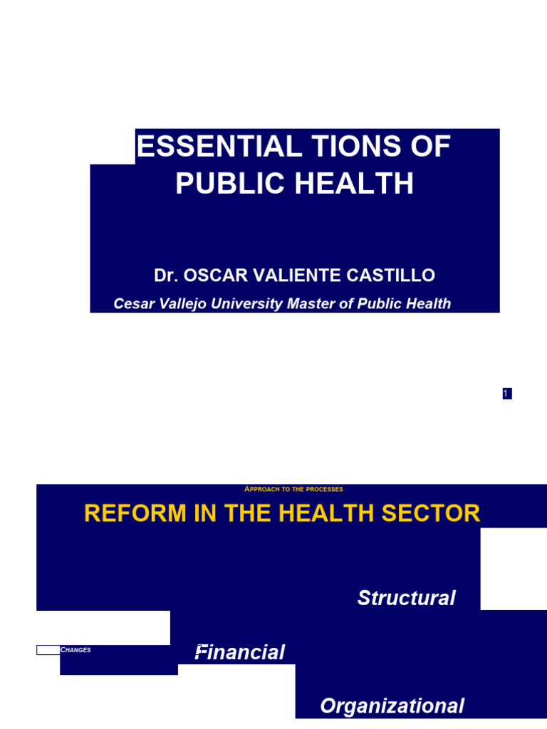 Essential Public Health Functions | PDF | Public Health | World Health ...