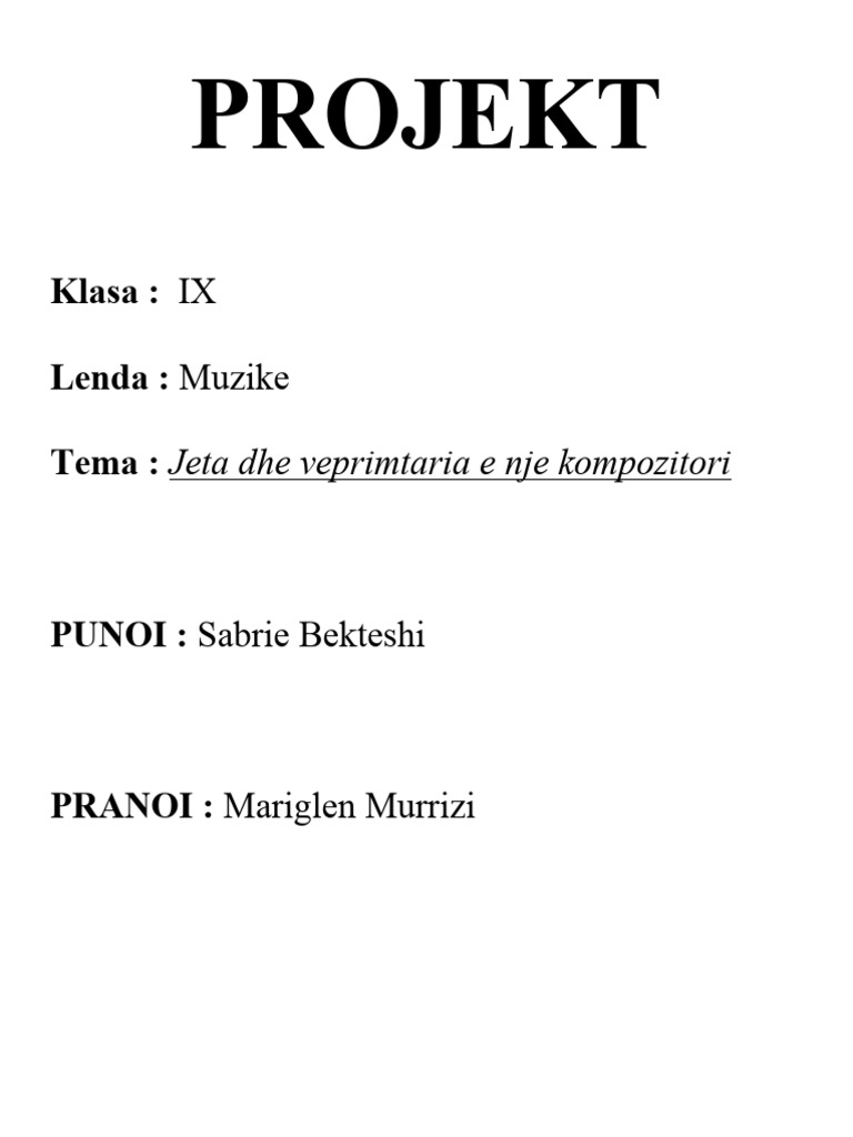 Projekt 2 | PDF