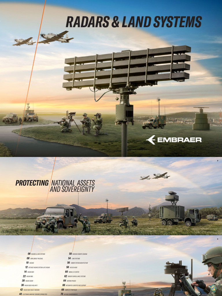 Radars Land Systems Brochure | PDF | Radar | Surveillance