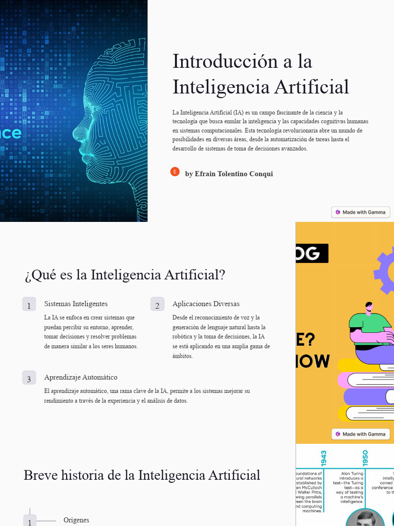 Introduccion A La Inteligencia Artificial | PDF | Inteligencia artificial | Inteligencia (IA) y ...