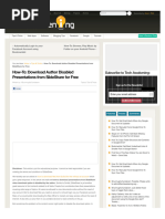 Slideshare Downloader | PDF | Computers | Technology & Engineering