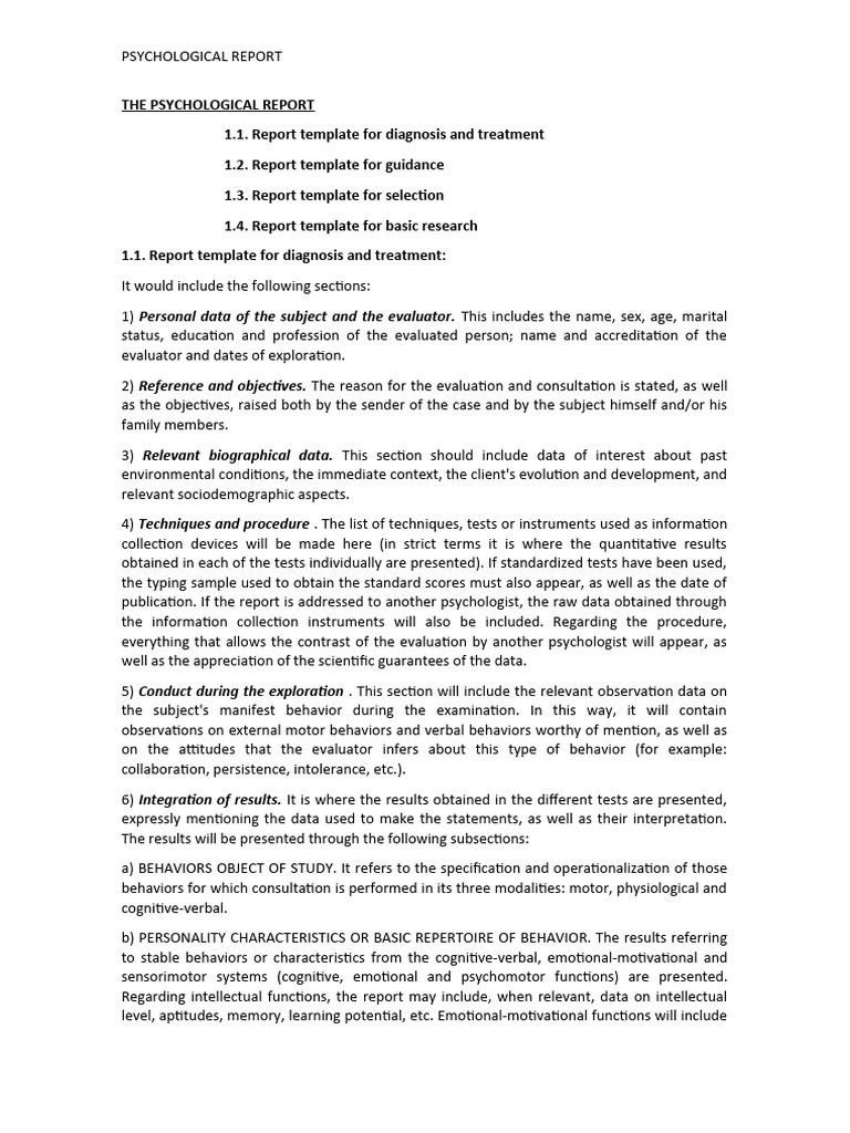 Models. Psychological Report | PDF | Psychology | Attitude (Psychology)