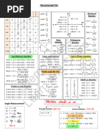 Class 11 Trigonometric Identities | PDF