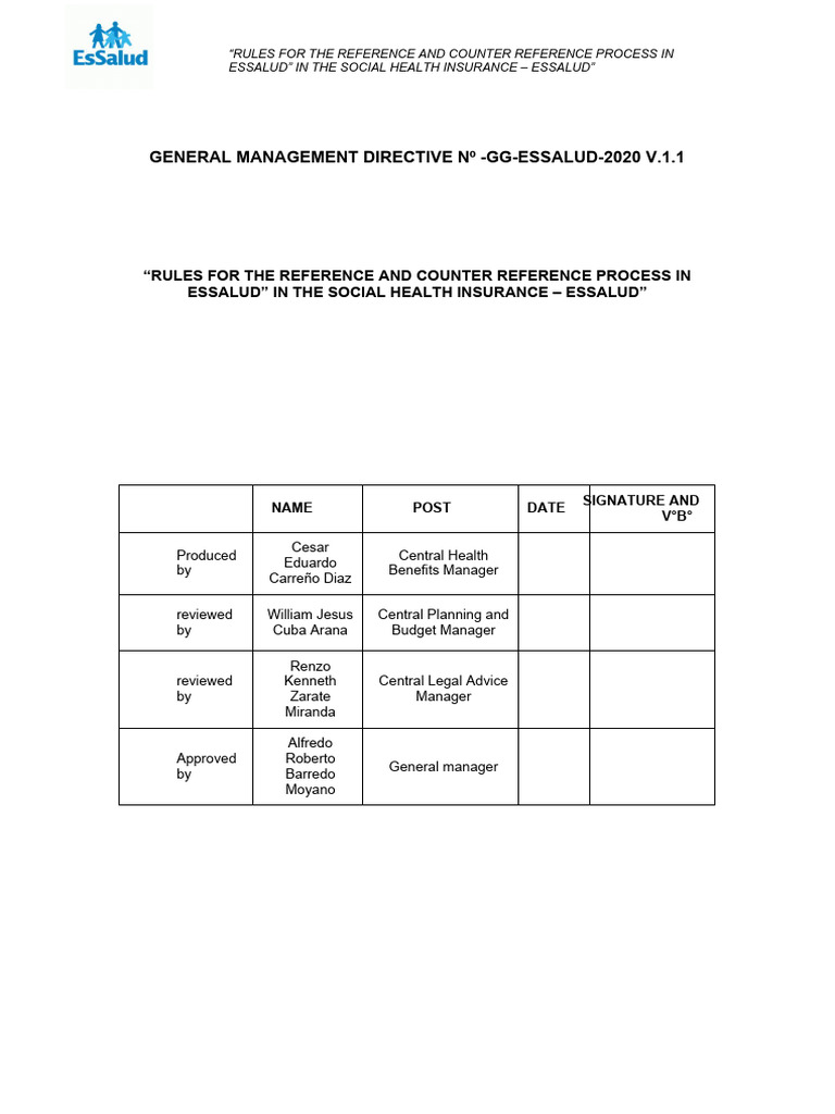 Standards For The Reference and Counter-Reference Process | PDF | Medical Diagnosis | Health Care