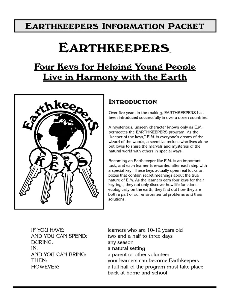 Earthkeepers | PDF | Copyright | Learning