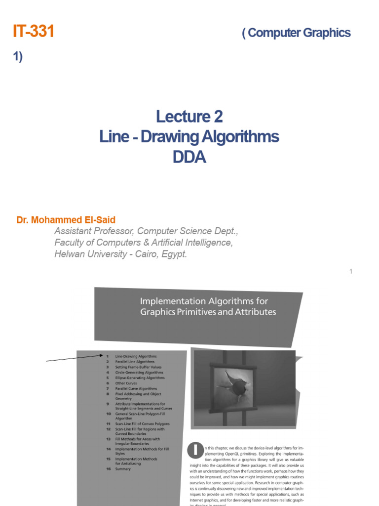 Graphics Lecture 02 | PDF | Graphics | Computer Graphics