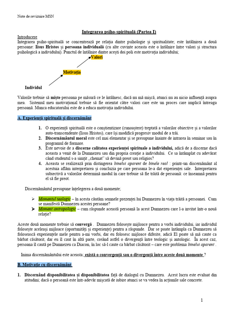 Rezumat Psiho-Spiritual | PDF