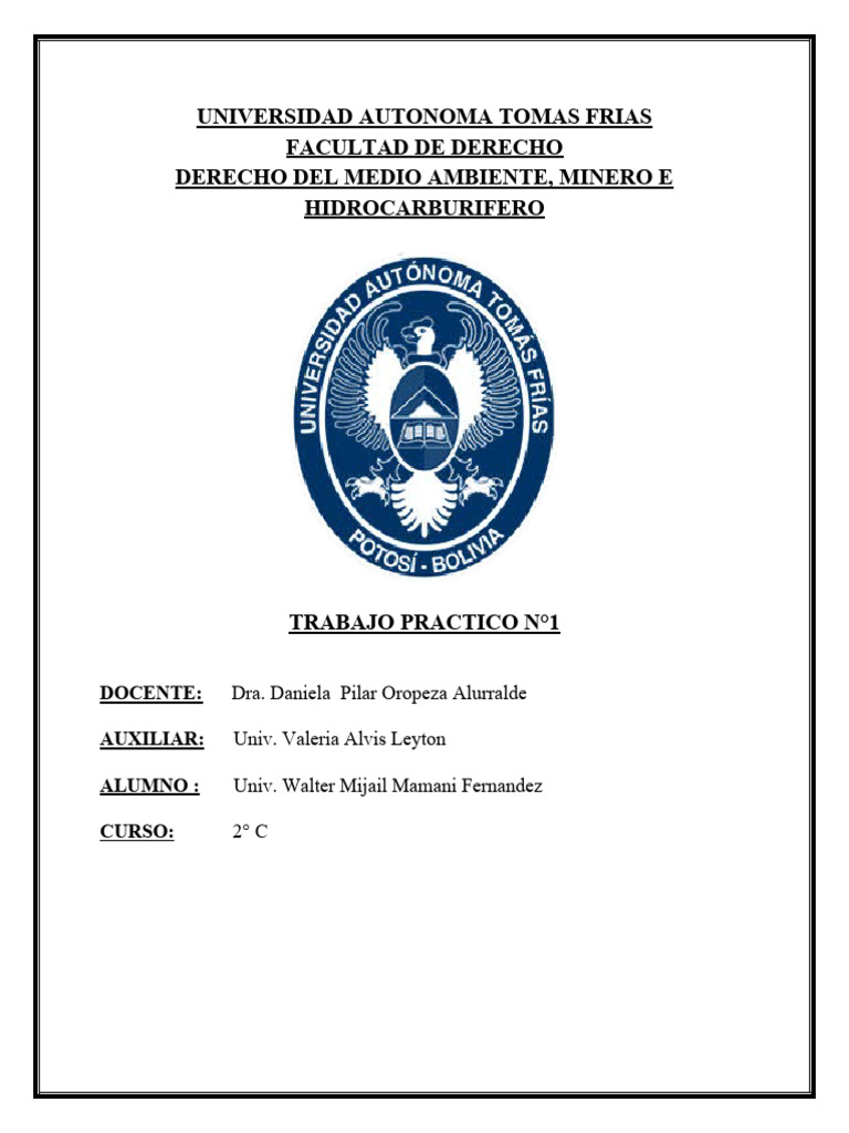 UNIVERSIDAD AUTONOMA TOMAS FRIAS | PDF | Enfermedades y trastornos ...