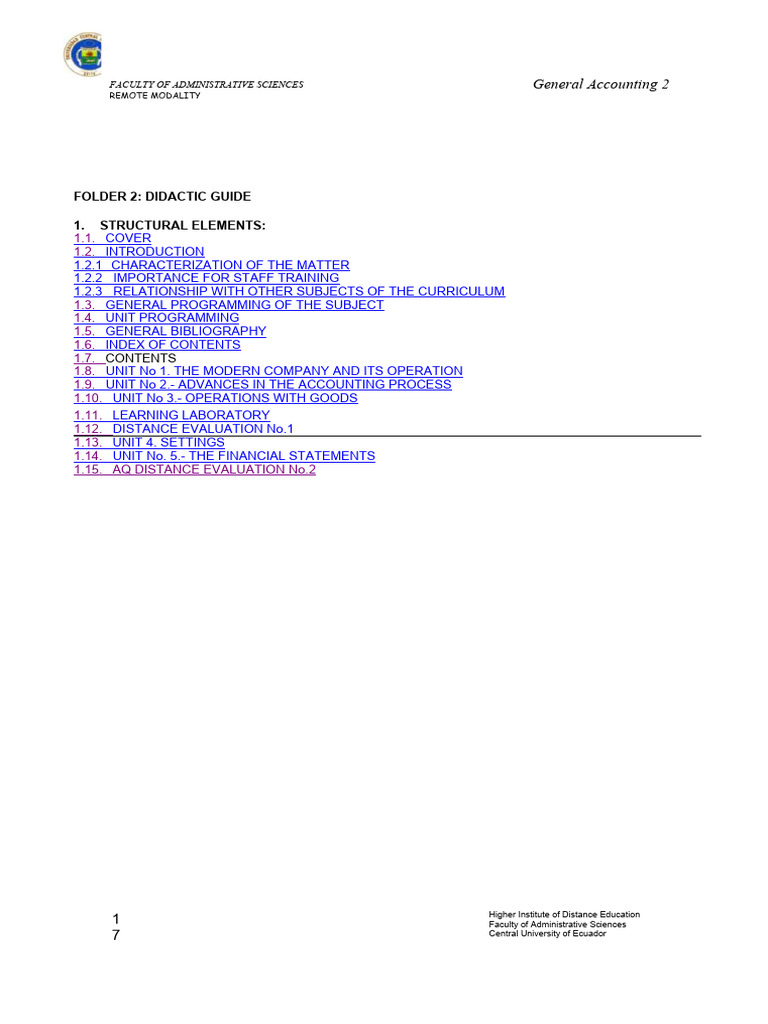 General Accounting 2 | PDF | Distance Education | Accounting