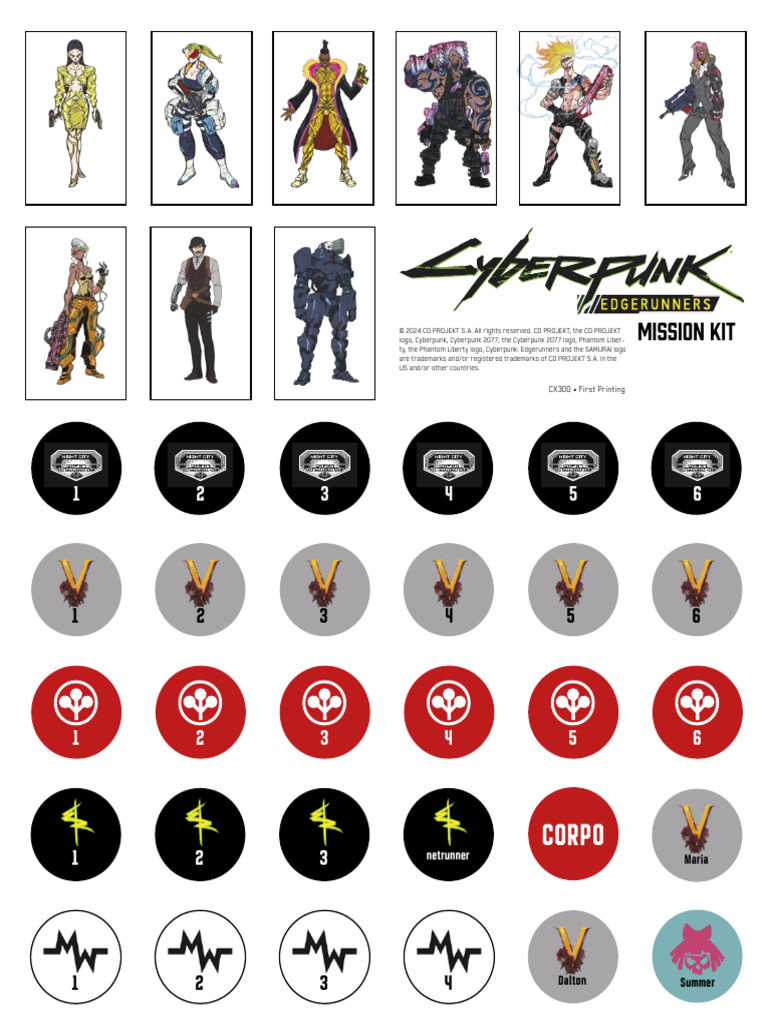 CEMK Token Sheet | PDF