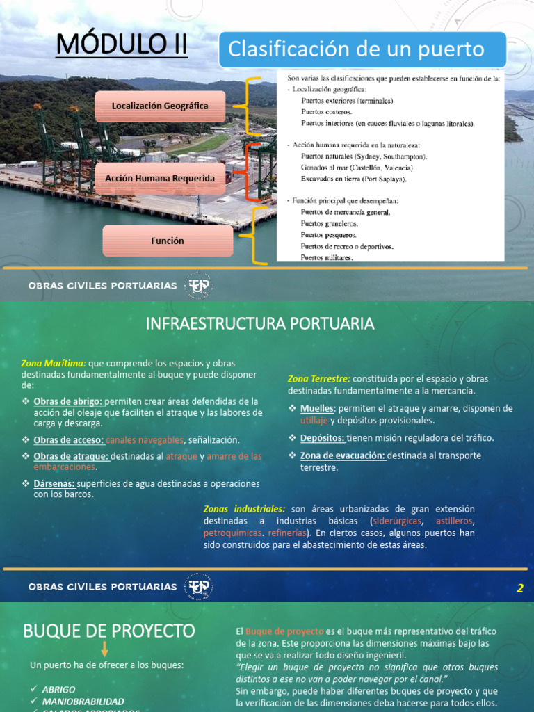 4 Módulo II - B) Buque Proyecto | PDF | Puerto | Transporte de agua